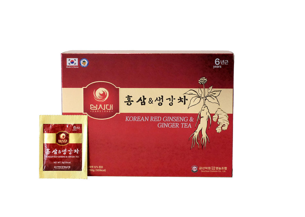 Korean Red Ginseng and Ginger Tea (50pcs sachets)